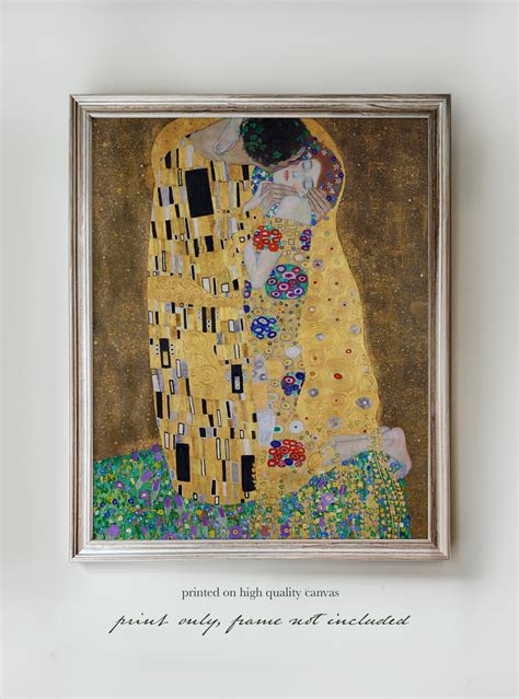 The Kiss Art Print Simple Shapes