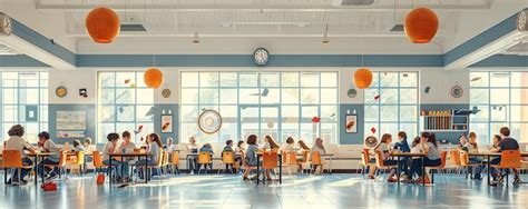 Large Printable School Cafeteria Images