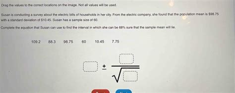 Solved Drag The Values To The Correct Locations On The Image Not All