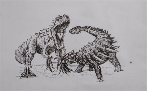 Jurassic World Indominus Rex Vs Ankylosaurus Lego Jurassic World T Rex