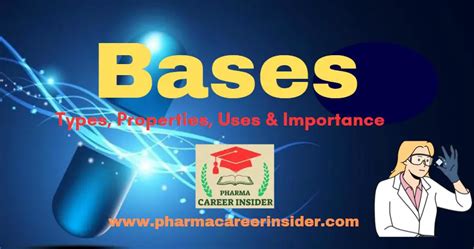 Bases Types Properties Uses And Importance