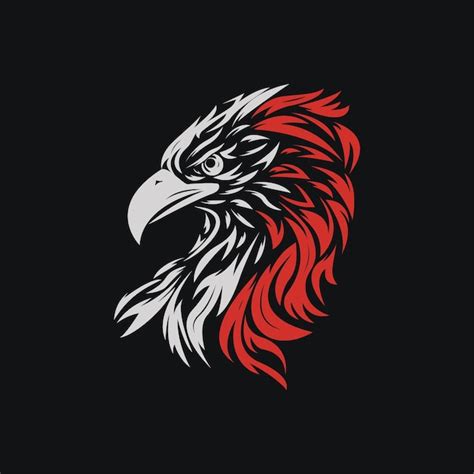 Design Of Eagle Head Logo Vector Illustration Premium Vector