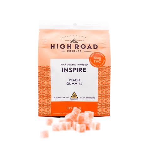 Juniper Cannabis Peach High Road Gummies