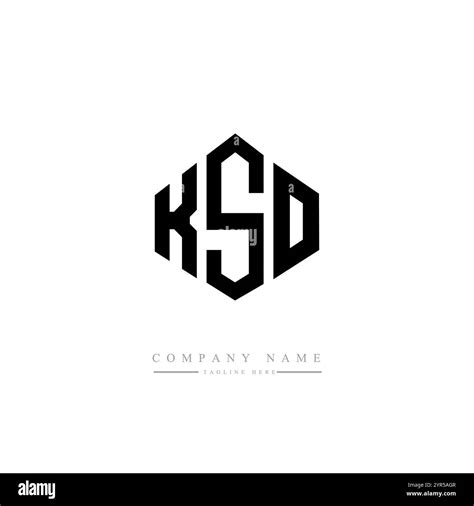 Kso Letter Logo Design With Polygon Shape Kso Polygon And Cube Shape