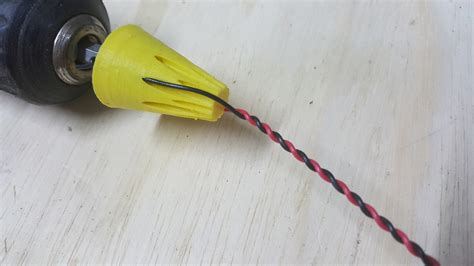 Free 3d File Twist Tool For Electric Wire 1 0mm To 2mm Size ・3d