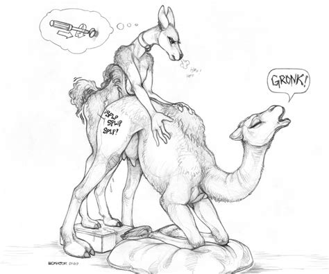 rule 34 2017 anthro anthro on feral camel camelid closed eyes collar