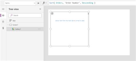 캔버스 앱에서 주문 갤러리 만들기 Power Apps Microsoft Learn