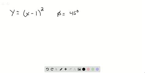 solved finding the equation for a rotated conic determine the equation