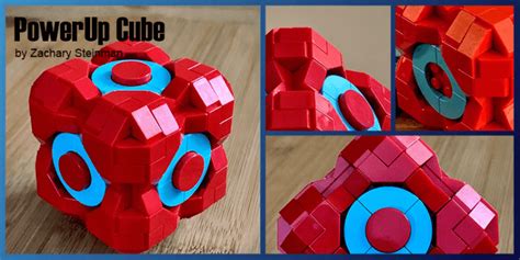 Lego Moc Powerup Cube By Zachary Steinman Planet Gbc