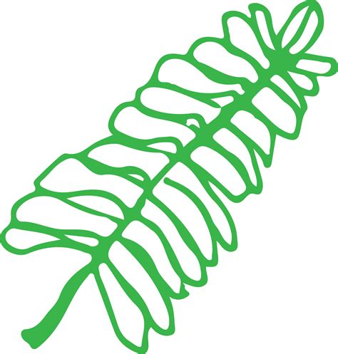 Hand Drawn Tree Icon With Leaf Sign Design PNG