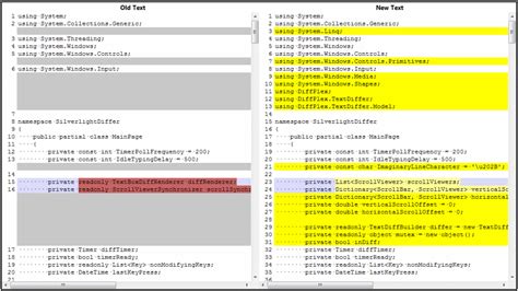 Net 的开源文本差异对比组件 董川民
