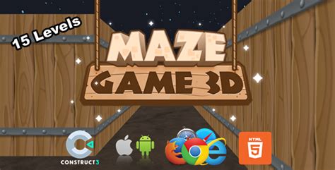 Maze Game 3d 3d Game Html5 Mobile C3p Code Market