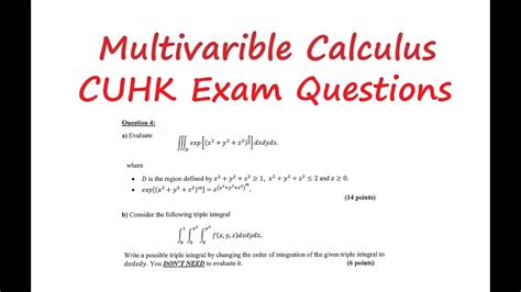 [[multivariable Calculus]]chpater 24 Multiple Integration Surface Area And Volume Example