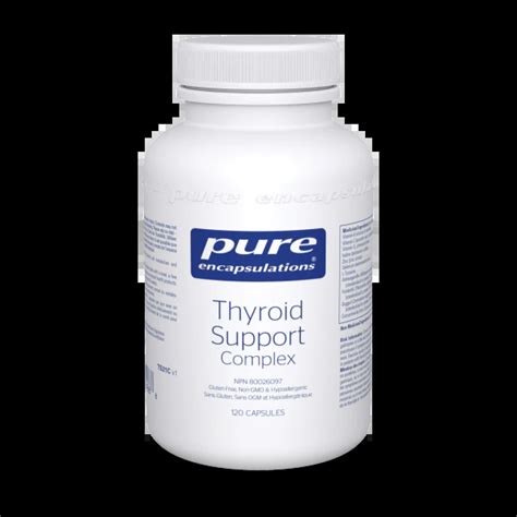 Thyroid Support Complex 120 Capsules Pure Encapsulations Bodycrafters