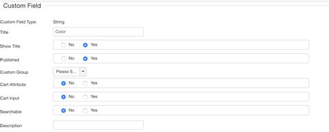 importing multi variant custom field