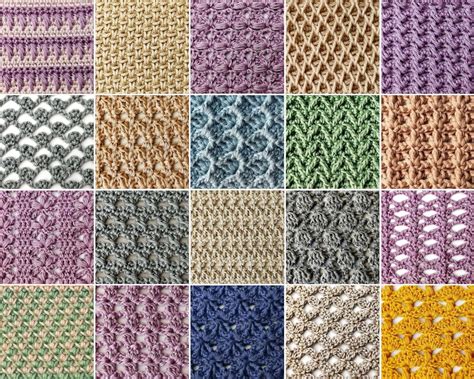 20 Unique Crochet Stitches Nordic Hook Crochet Stitch Tutorials