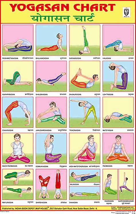 Best Yoga Poses Printable Chart 53 Off