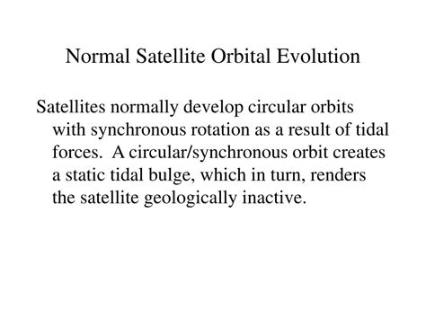Ppt Tides And Orbital Evolution Powerpoint Presentation Free