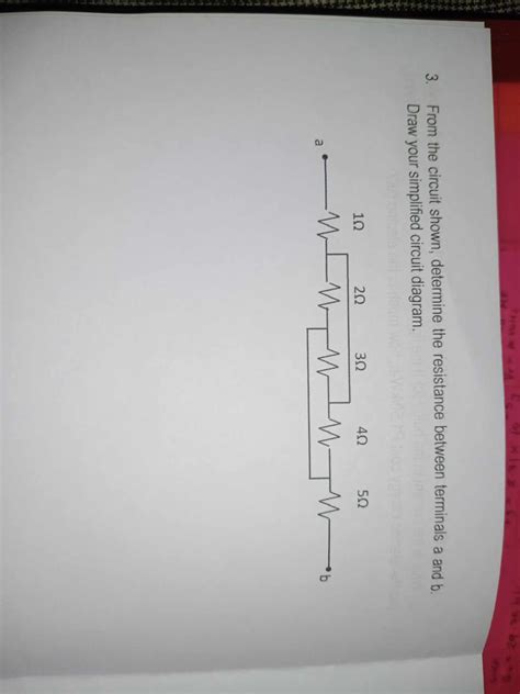 3 From The Circuit Shown Determine The Resistance Between Terminals A