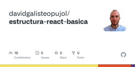 Github Davidgalisteopujolestructura React Basica