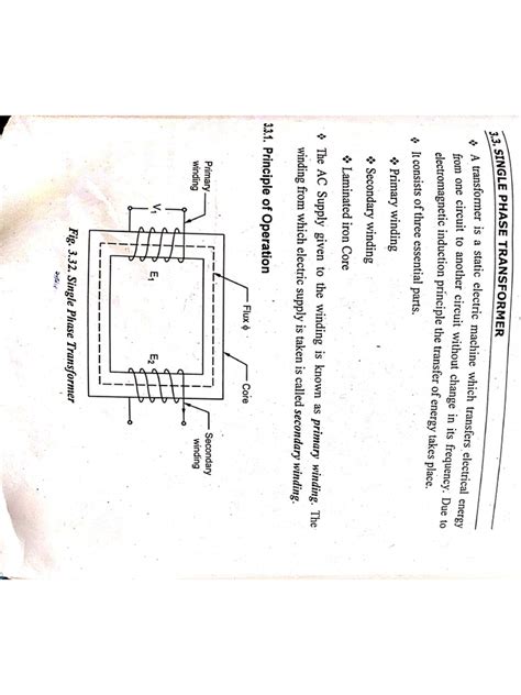 Unit 3 Single Phase Transformer Pdf