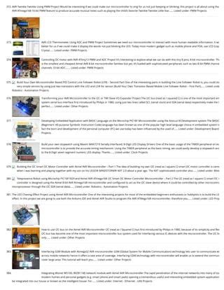 Advanced View Of Atmega Microcontroller Projects List At Mega Avr PDF
