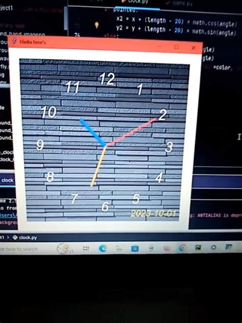 Python Project Clock How To Make This Clock Python Tutorial Python