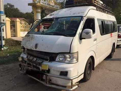 မန္တလေး ရွှေဘိုကားလမ်းတွင် Pdfအကြမ်းဖက်သမားများ က မိုင်းဖောက်ခွဲတိုက်ခိုက်၊ ရဟန်းရှင်လူပြည်သူမ