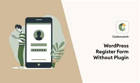 Wordpress Register Form Without Plugin Codexcoach