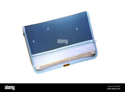 Deep Blue File Folder Isolated On White Stock Photo Stock Photo Alamy
