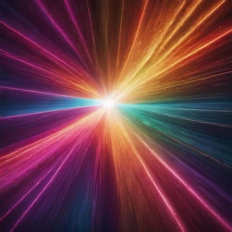 Premium Ai Image Abstract Caustic Backgroundspectrum Light Rays
