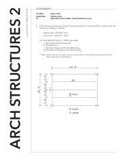 Arch S A Pdf LSU Babe OF ARCHITECTURE ARCH STRUCTURES ASSIGNMENT COURSE SEMESTER