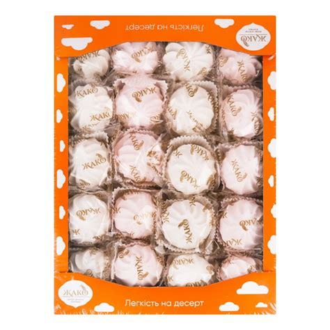 Зефир Бело розовый Жако 3 кг 4820078263826 Rozetka Купить Зефир Бело розовый Жако 3 кг