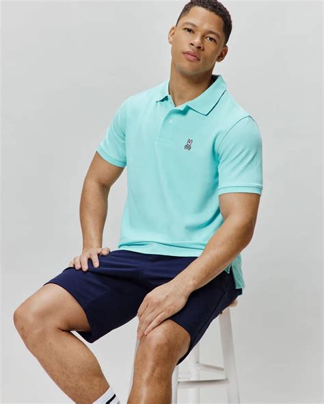 Mens Classic Pique Polo B6k001f200