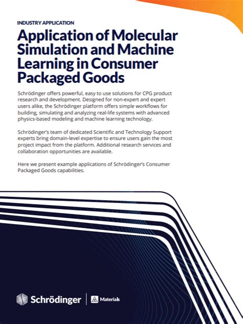 Application Of Molecular Simulation And Machine Learning In Consumer