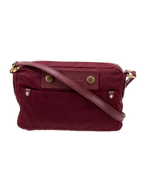 Marc By Marc Jacobs Nylon Crossbody Bag Burgundy Crossbody Bags Handbags Wma The