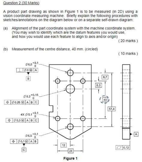 Solved Question 2 30 ﻿marksa Product Part Drawing As