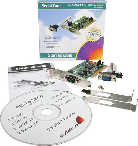 Best Buy StarTech Port PCI Low Profile RS Serial Adapter Card With UART Multi