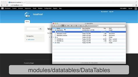 Create Powerful Tables With The Datatables Jquery Plugin And Views Youtube
