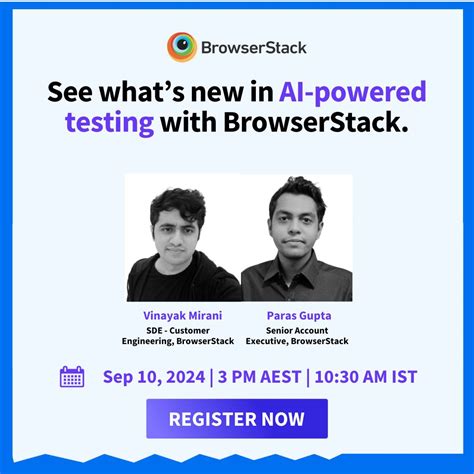 Browserstack Day Webinar Ai Powered Testing Whats New At