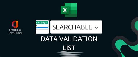 Office 365 Excel Aranabilir Veri Doğrulama Listesi Peakup Teknolojİ A Ş