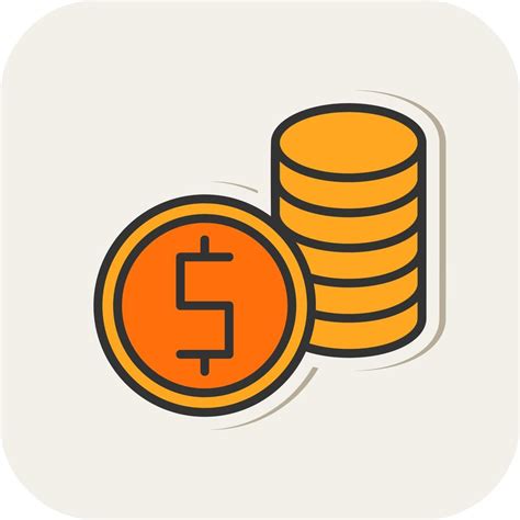 Coin Stack Vector Icon Design 21076101 Vector Art At Vecteezy