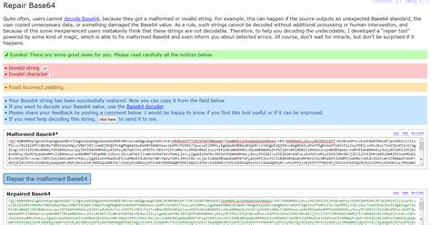 Javascript Base64 With Bad Characters Stack Overflow