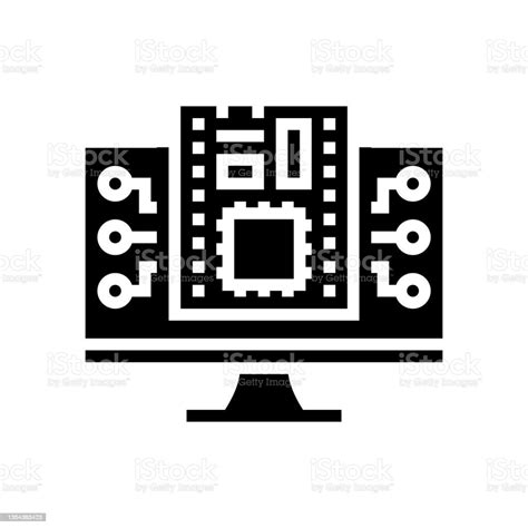펌웨어 소프트웨어 글리프 아이콘 벡터 일러스트레이션 0명에 대한 스톡 벡터 아트 및 기타 이미지 0명 가상현실 개발 Istock
