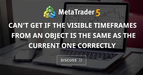 Cant Get If The Visible Timeframes From An Object Is The Same As The Current One Correctly