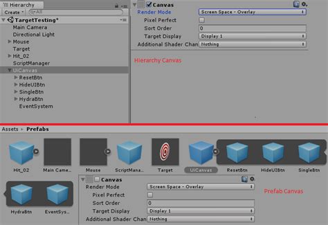 Disabling Canvas Prefab Only Turns Off Prefab Not In Scene Canvas Questions Answers Unity