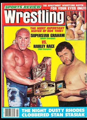 1978 Sports Review Wrestling Magazine Apartment House Wrestling