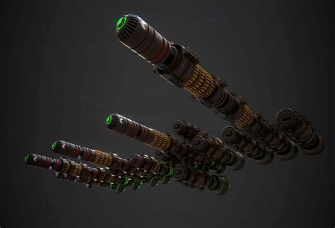 Modular Spaceship Four 3d Model By Apuart Modular Spaceship Four 3d Model By Apuart