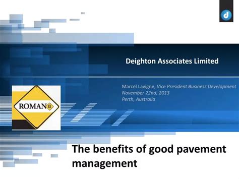 Ppt Recent History Of Pavement Management Evolution In Recent Years