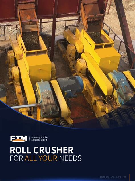 Fote Roll Crusher Specifications And Applications Pdf Technology